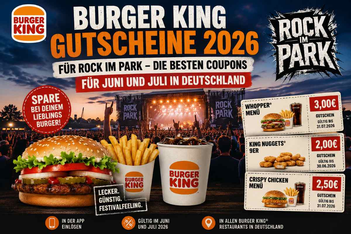 Burger King Gutscheine 2026 für Rock im Park – Die besten Coupons für ...