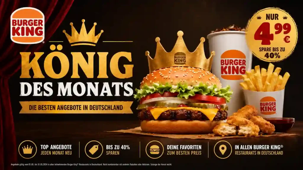 Burger King König des Monats – Die besten Angebote in Deutschland ...